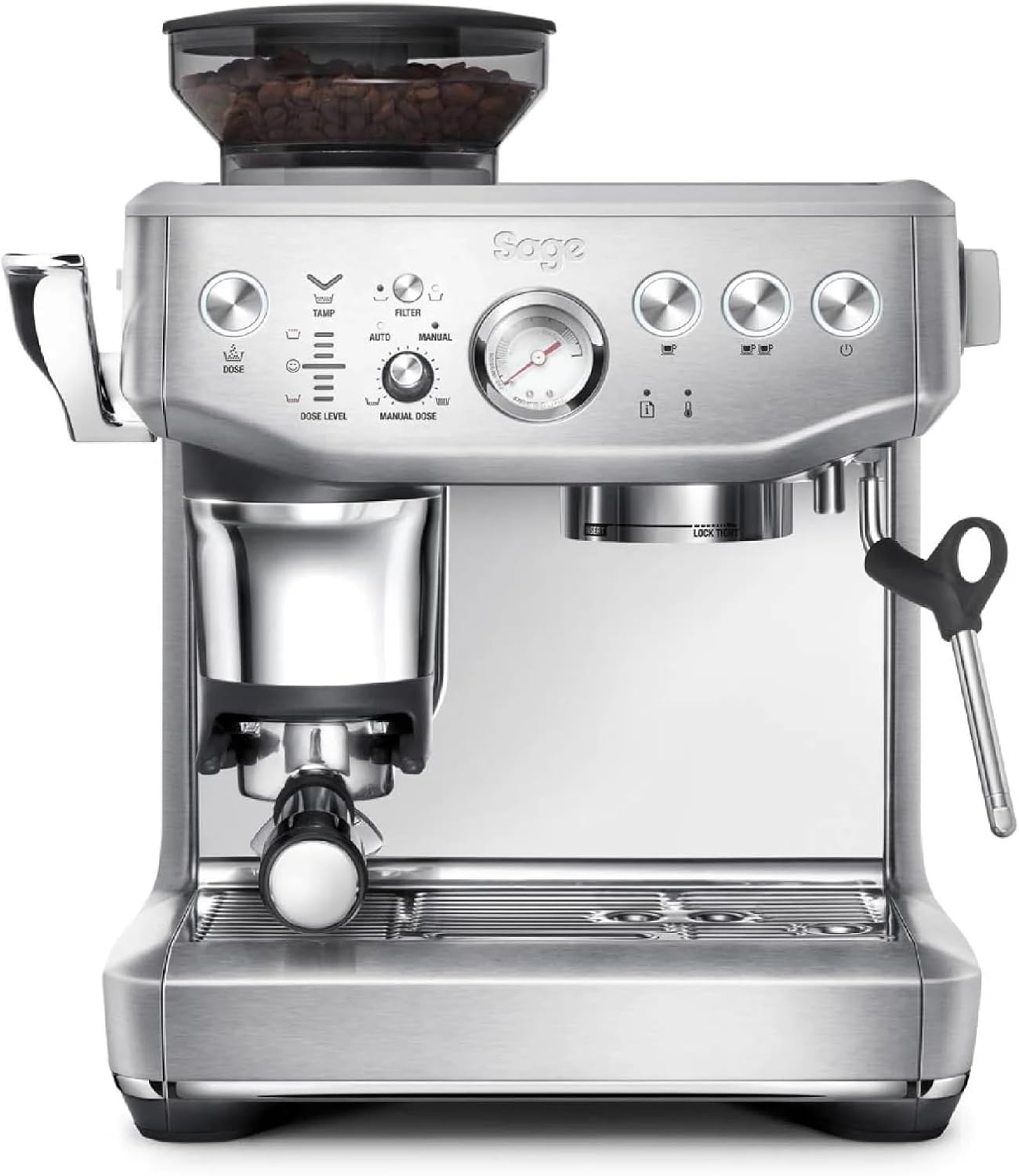 Sage The Barista Express Impress – Kaffeevollautomat mit Milchaufschäumer