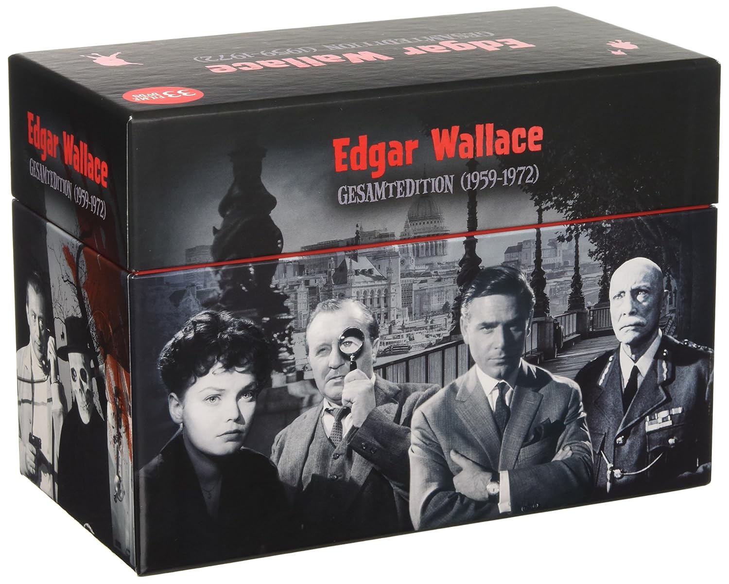 Edgar Wallace Gesamtedition (33 DVDs) – Krimiklassiker als Geschenk